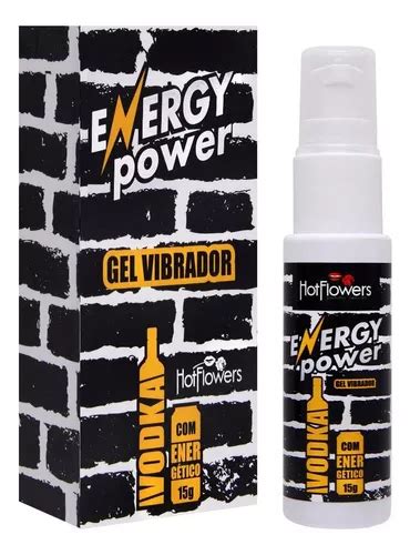 Gel Vibrador Energy Power Vodka E Energético 15g Hot Flowers Mercadolivre