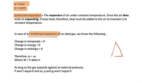 SOLVED An Isothermal Process Is One In Which The Temperatures Of The System And Surroundings