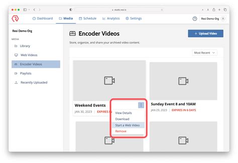 Get Started With Resi Hardware Encoder To Web
