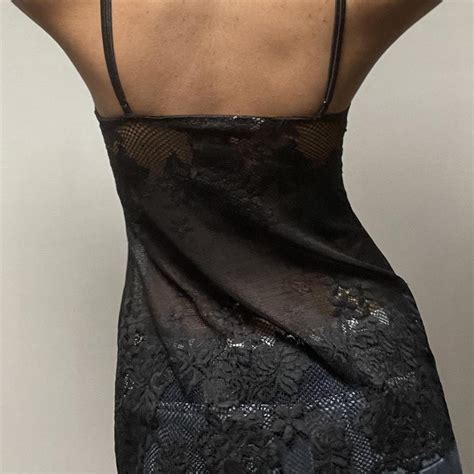Victorias Secret Black Lingerie Lace Top Size Depop