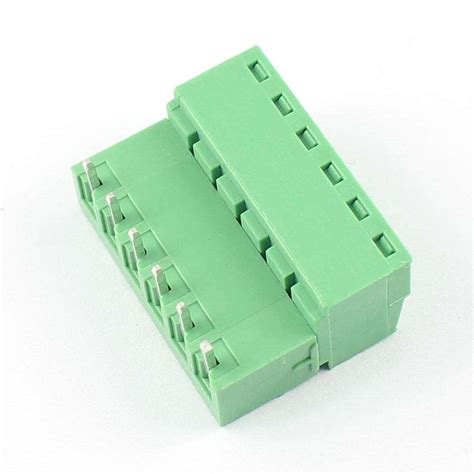 Pluggable Terminal Block 6 Pin Pitch 3 81mm Makers Electronics