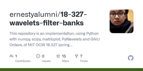 Github Ernestyalumni Wavelets Filter Banks This Repository Is