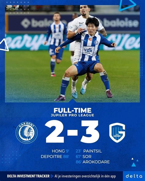벨기에 프로축구 홍현석 시즌 8호골소속팀은 석패