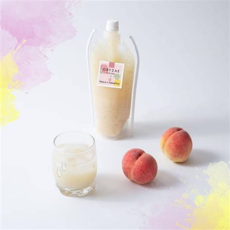 甘酒 無添加 米麹 フルーツ甘酒 送料無料 桃 パイン 砂糖不使用 国産 Fruits Amazake Singleフードコスメ