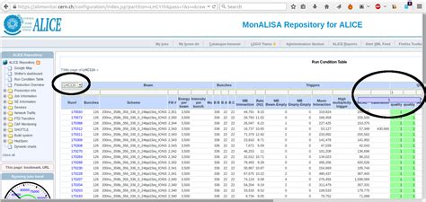 Alimonitor · Alice Analysis Tutorial