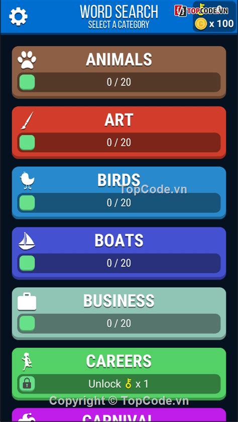 Source Game Word Search Puzzle Game Unity Asset Store