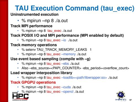 improving application performance using tau ppt download