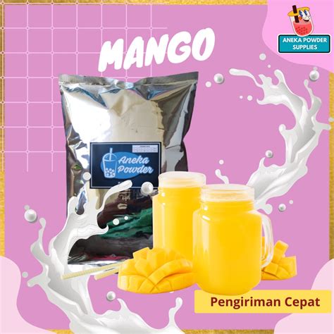 Jual Bubuk Minuman Rasa Mango Mangga 1kg Serbuk Powder Minuman Rasa Mango Mangga 1 Kg Shopee
