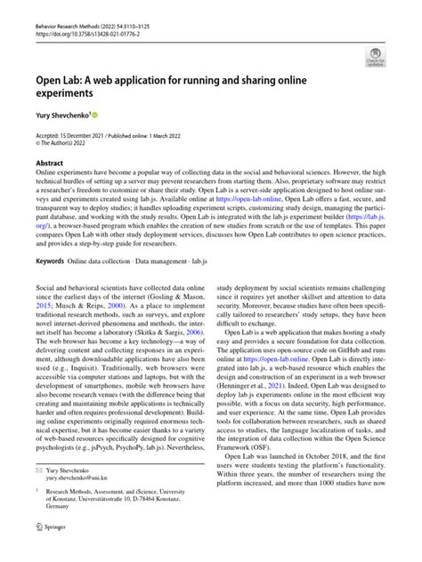 Open Lab Pdf World Wide Web Internet And Web