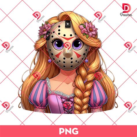 Rapunzel Princess Jason Voorhees Png Svg Dreamer