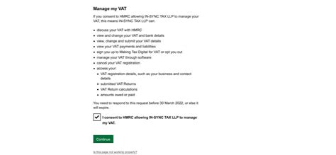Hmrc Vat Authorisation Help Guide In Sync Group Ltd