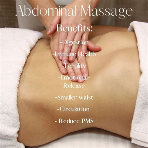 Benefits Of Abdominal Massage Artofit