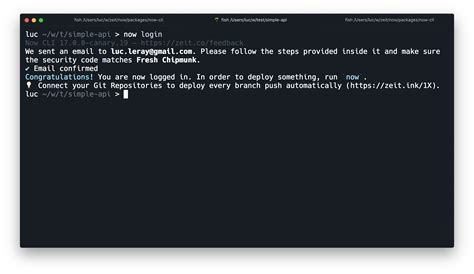 Now Cli Add Tip To Connect Git Repositories After Now Login Is Successful By Lucleray · Pull