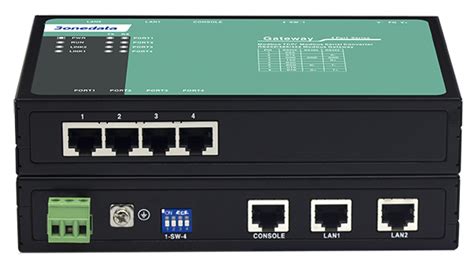 4 Ports RS232 Till Ethernet Modbus Gateway Autic System