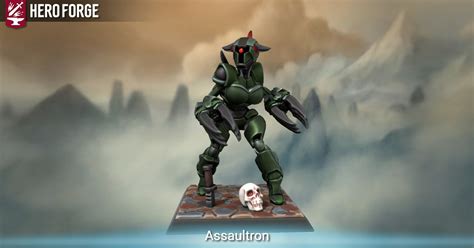 Assaultron Made With Hero Forge