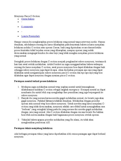 Menyusui Pasca C Pdf