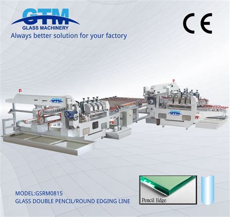 Supply Srm1420 Glass Double Pencil Round Edging Machine Wholesale
