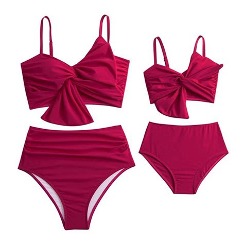 Baozhu Mommy And Me Comfy Swimsuit One Piecestwo Piecesthree Pieces