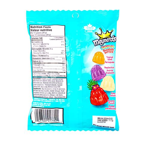 Maynards Tropical Swedish Berries Candy Funhouse Candy Funhouse Ca