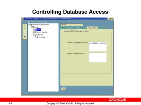 PPT Controlling Access To The Oracle Listener PowerPoint Presentation