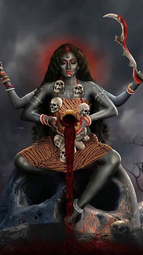 Maa Bhadrakali Wallpaper Maa Kali Photo Download 1366