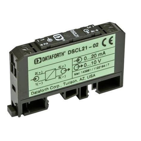 Signal Isolator Dscl21 Dataforth Corporation Dc Loop Powered