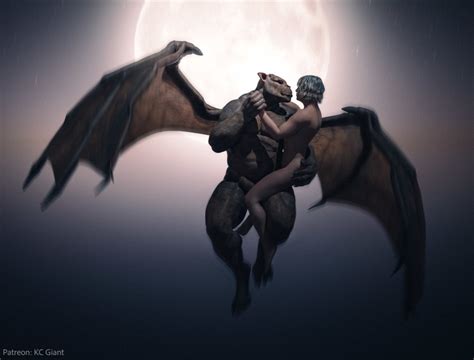Rule 34 Couple Disambiguation Dragon Duo Fantasy Flying Gargoyle