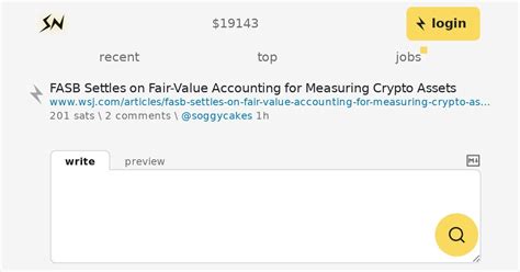 fasb settles on fair value accounting for measuring bitcoin r bitcoin