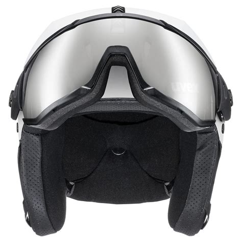 Uvex Instinct Visor Skihelm mit Visier weiß