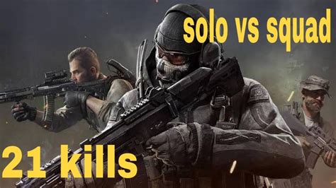 Call Of Duty Mobile Solo Vs Squad 21 Kills Cod Youtube