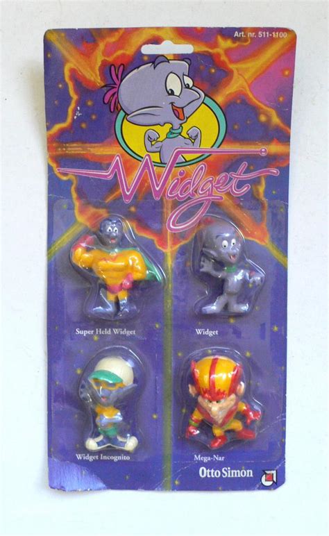 Vintage Widget The World Watcher Action Figure Set Of 4 Moc Holland