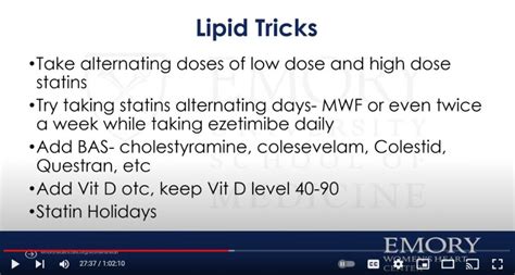The Role Of Non Statin Therapies In Optimal Cholesterol Management