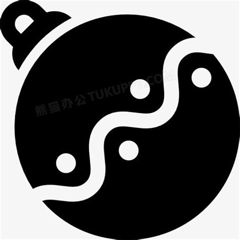 圣诞树上的球图标PNG图片素材下载 图标PNG 熊猫办公