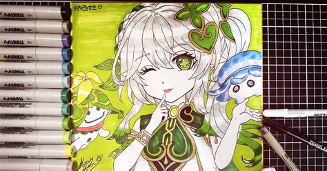 米哈游 小吉祥草王納希妲 Moody Moonのイラスト Pixiv
