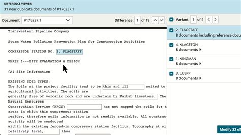 Difference Viewer Knowledge Base