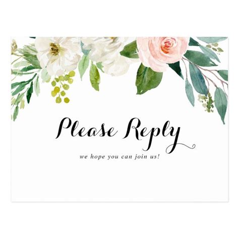 Floral Wedding Reception Sign