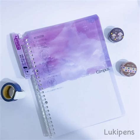 Cuaderno Smart Ring Binder 60 Kokuyo Campus B5 26 Anillos Violeta