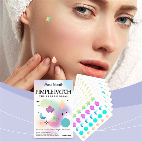 240patches Westandmonth Colourful Cover Up Pimple Patch Gentle Cover Up Treatment Patch For Facial