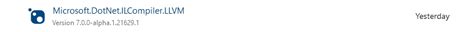 NativeAOT LLVM Can We Produce Package Artifacts Issue Dotnet Runtimelab GitHub