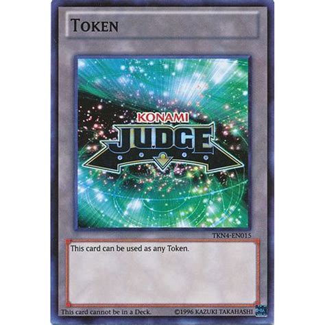 Yu Gi Oh Judge Token Tkn4 En015