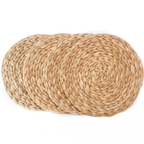 Jogo 4 Americano Fibra Natural Estilo Rústico 30cm Camicado