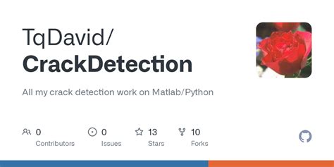 Github Tqdavid Crackdetection All My Crack Detection Work On Matlab Python