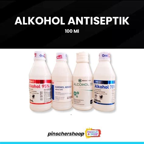 Jual Alkohol Antiseptik 100 Ml Alcohol P3k Rawat Luka Shopee Indonesia