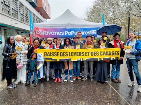 CARAVANE POPULAIRE CONTRE LE LOGEMENT CHER Jour Étape de Paris