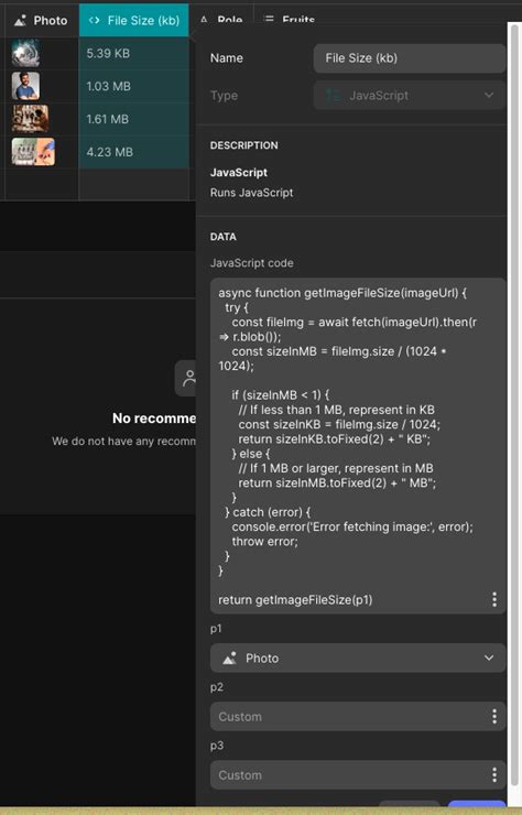 Get File Size Of A Image Ask For Help Glide Community