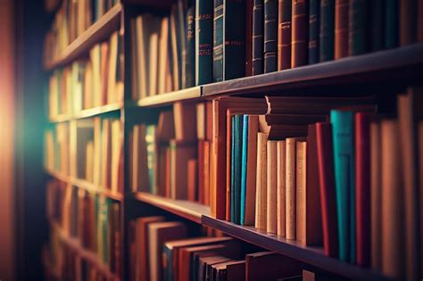 Premium AI Image Antique Library With Many Historical Books AI Generated