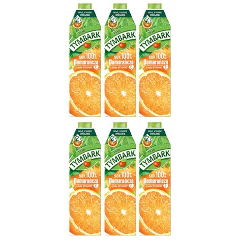 Set 6 sucuri de portocale Tymbark, 6l - eMAG.ro