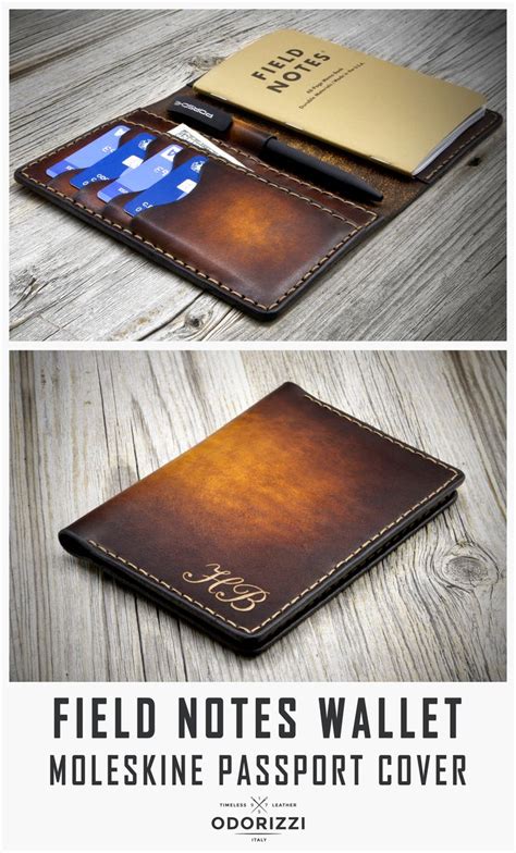 Leather Field Notes Wallet Field Notes Cover With Pen Holder