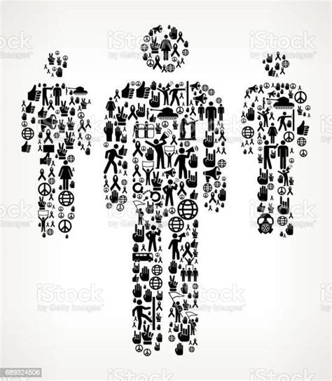 小群人抗議和公民權利向量圖示背景向量圖形及更多人圖片 人 人權 僅成年人 Istock