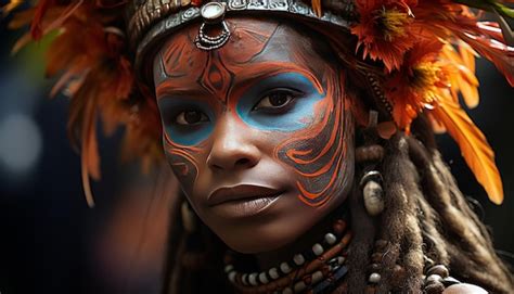 Premium Photo Young Woman From Autonomous Region Of Bougainville